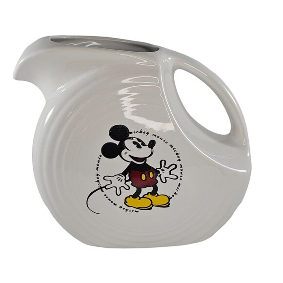 Fiesta | Dining | Vintage Fiesta Fiestaware Mickey Mouse Disk Pitcher ...
